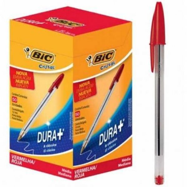 Kovalik Embalagens - cod: 242 - Caneta Esferográfica Bic Vermelha Kovalik Embalagens - cod: 242 - Caneta Esferográfica Bic Vermelha