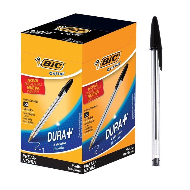 Kovalik Embalagens - cod: 241 - Caneta Esferográfica Bic Preta Kovalik Embalagens - cod: 241 - Caneta Esferográfica Bic Preta